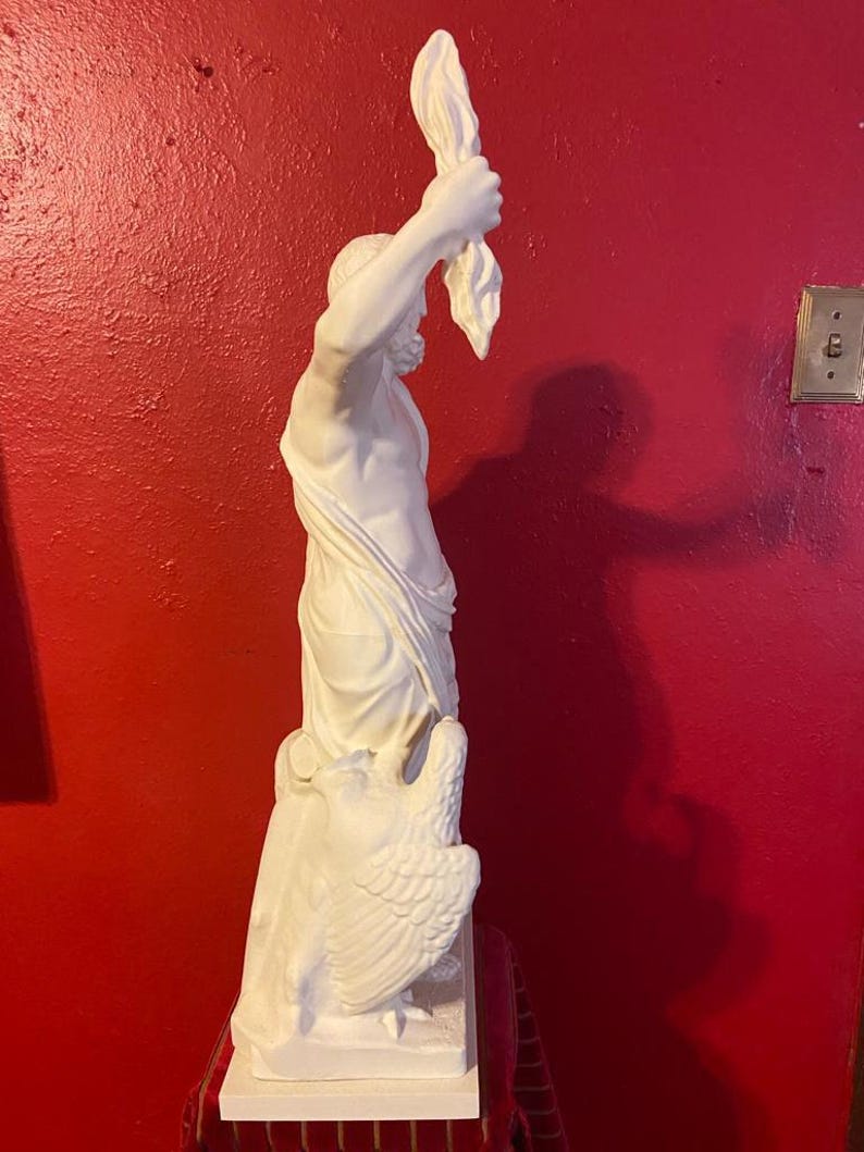 Zeus/jupiter PLA Replica Statue - Etsy