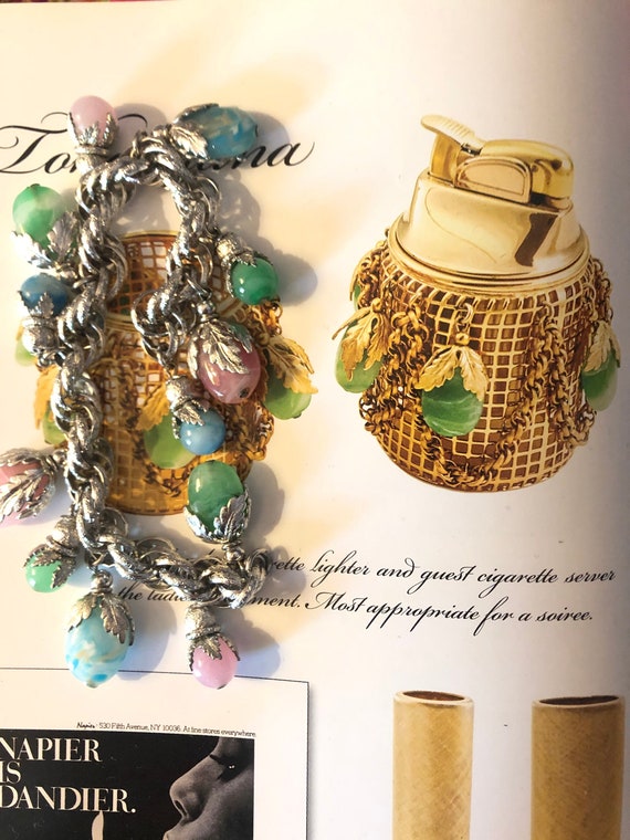 Napier Art Glass Parure - Gem