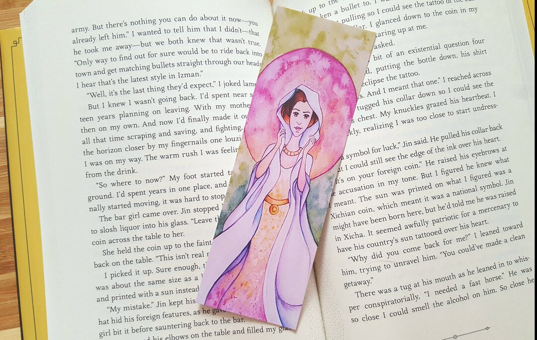 Star Princess Bookmark, Watercolor, Fantasy Bookmark, 2x6 - Etsy