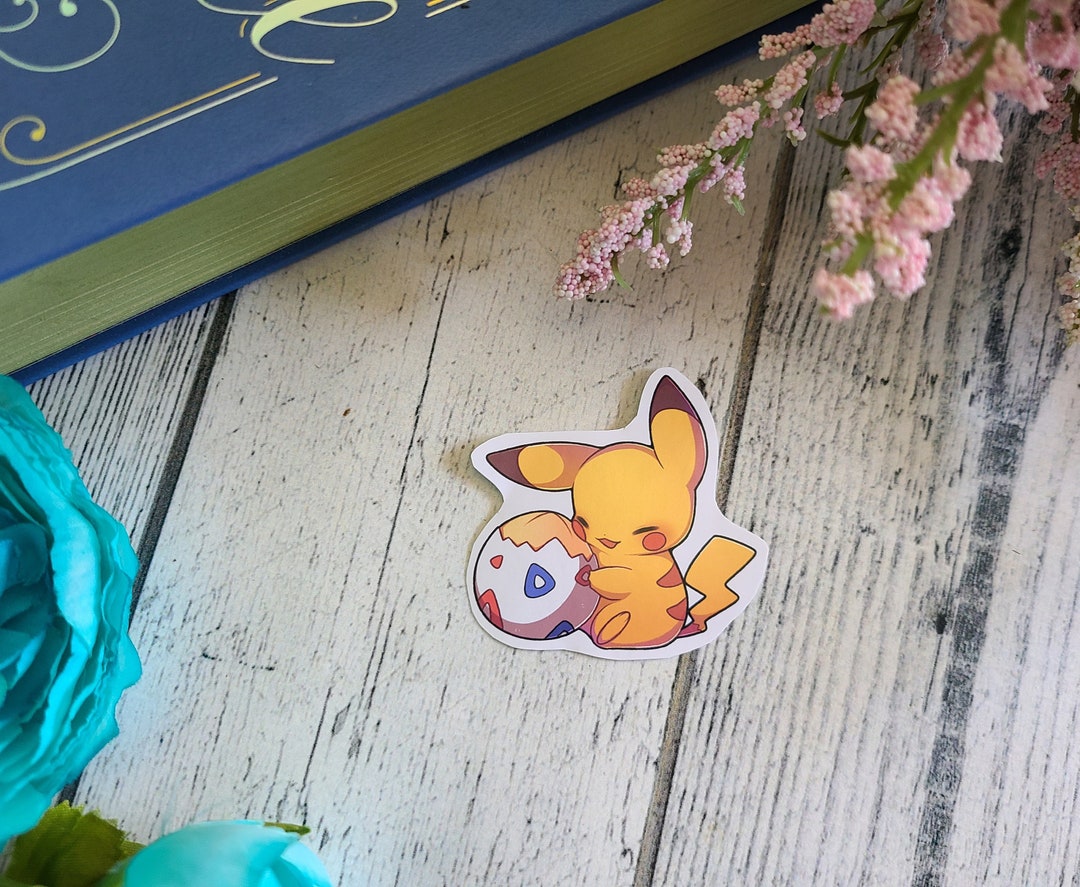 Pikachu Sticker Video Game Pokemon Sticker Laptop, Hydroflask, Yeti ...