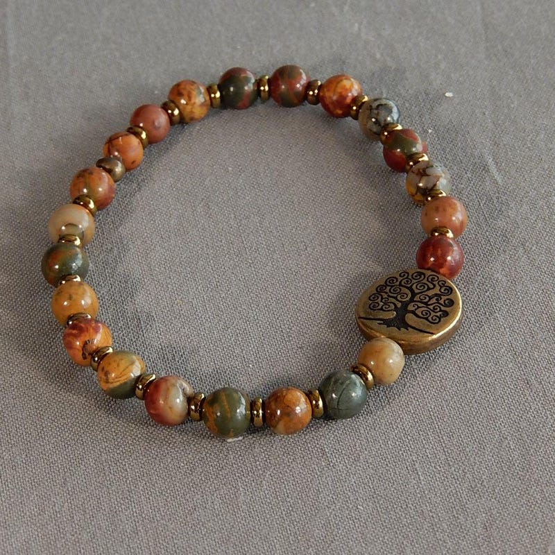 Red Beaded Tree of Life - Etsy