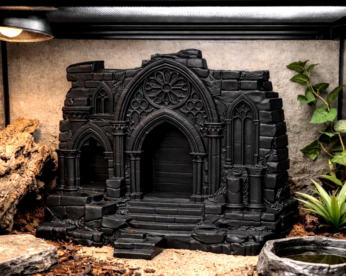 Arch Reptile Terrarium Background Board | Terrarium Decor Pet-safe PLA ...