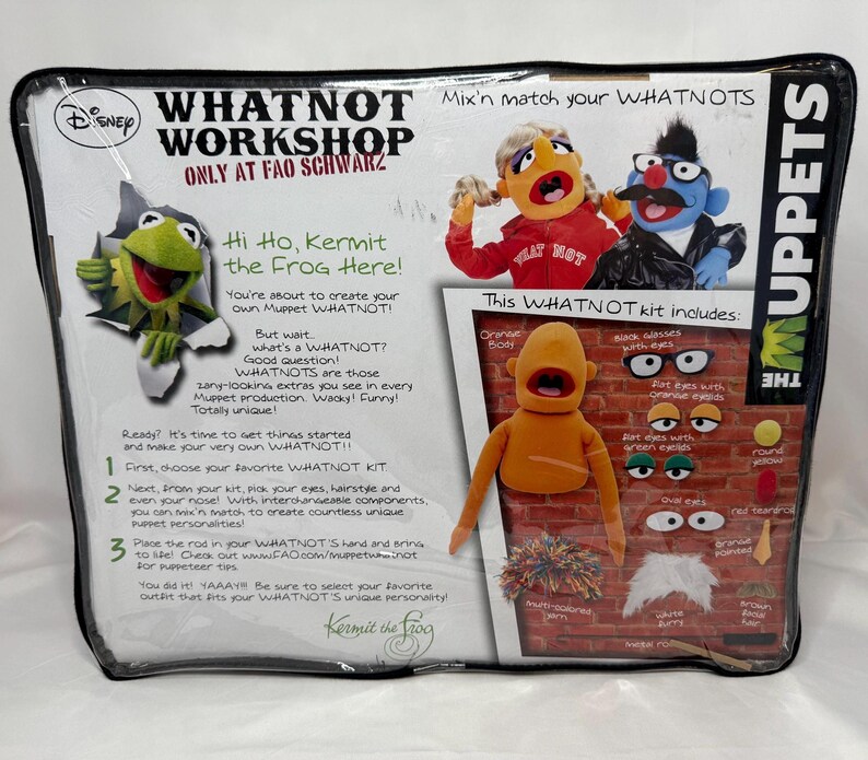 Rare the Muppets Whatnot Workshop Kit NIB - Etsy UK