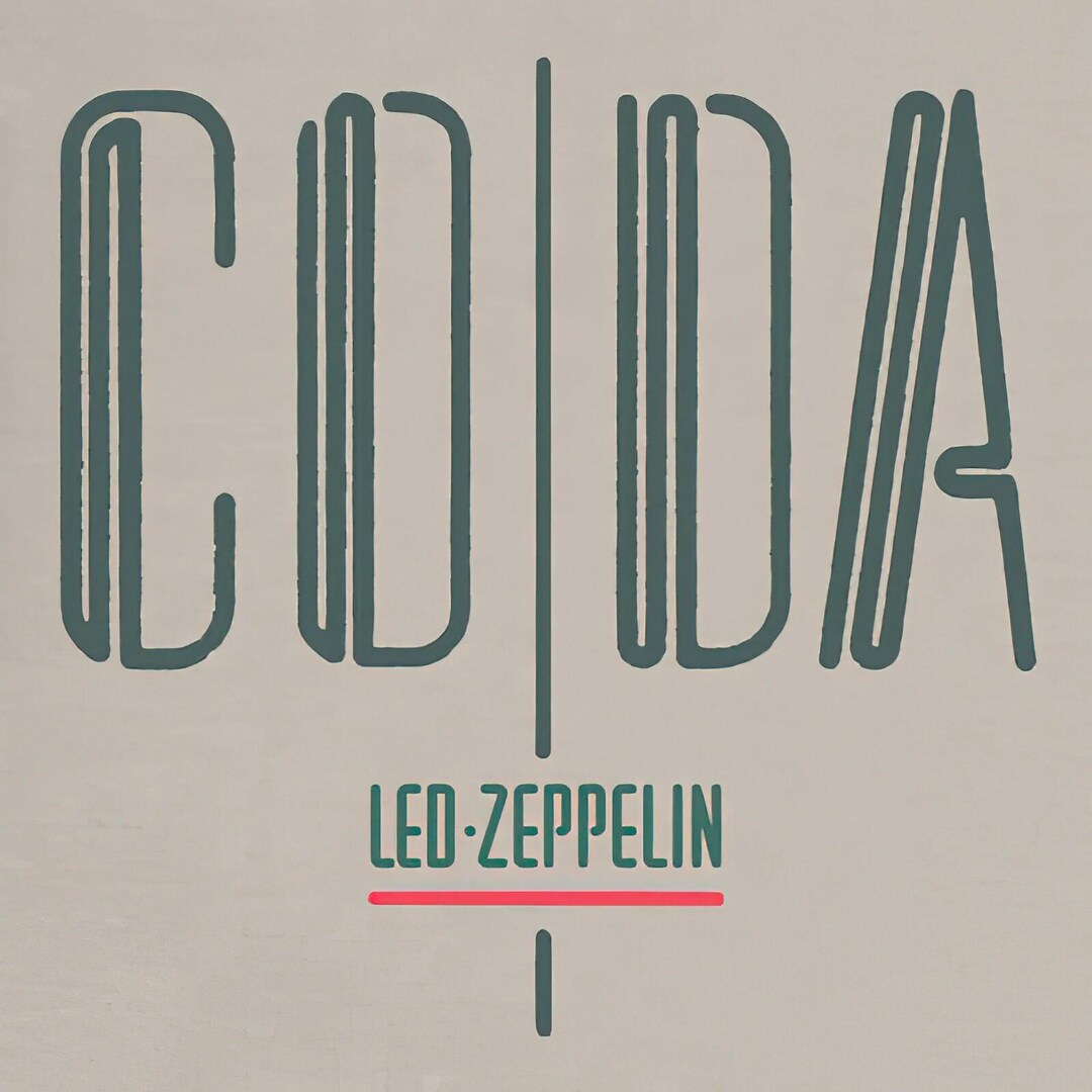 Led Zeppelin Coda " ALBUM COVER POSTER 24"x36" Free Shipping - Etsy
