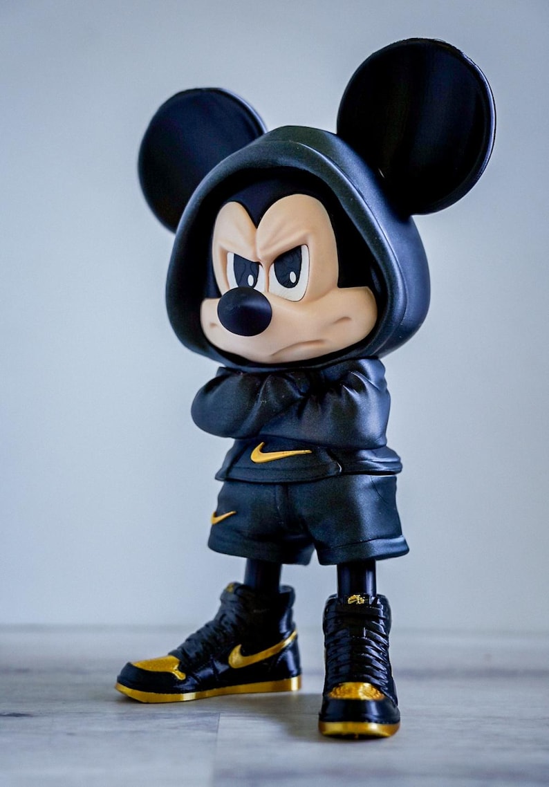 Urban-style Mickey 3D Printed Figure - CUSTOMIZABLE - Etsy