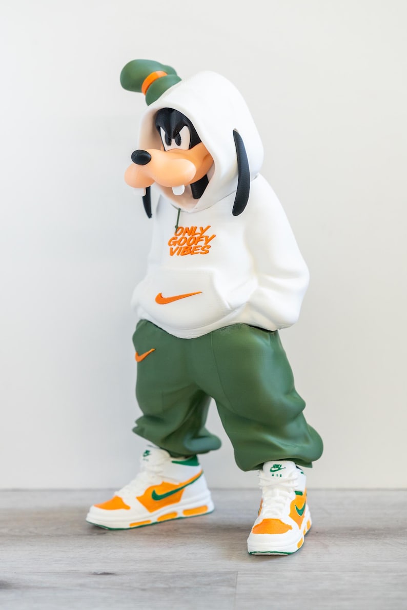 Urban-style Goofy 3D Printed Figure - CUSTOMIZABLE - Etsy