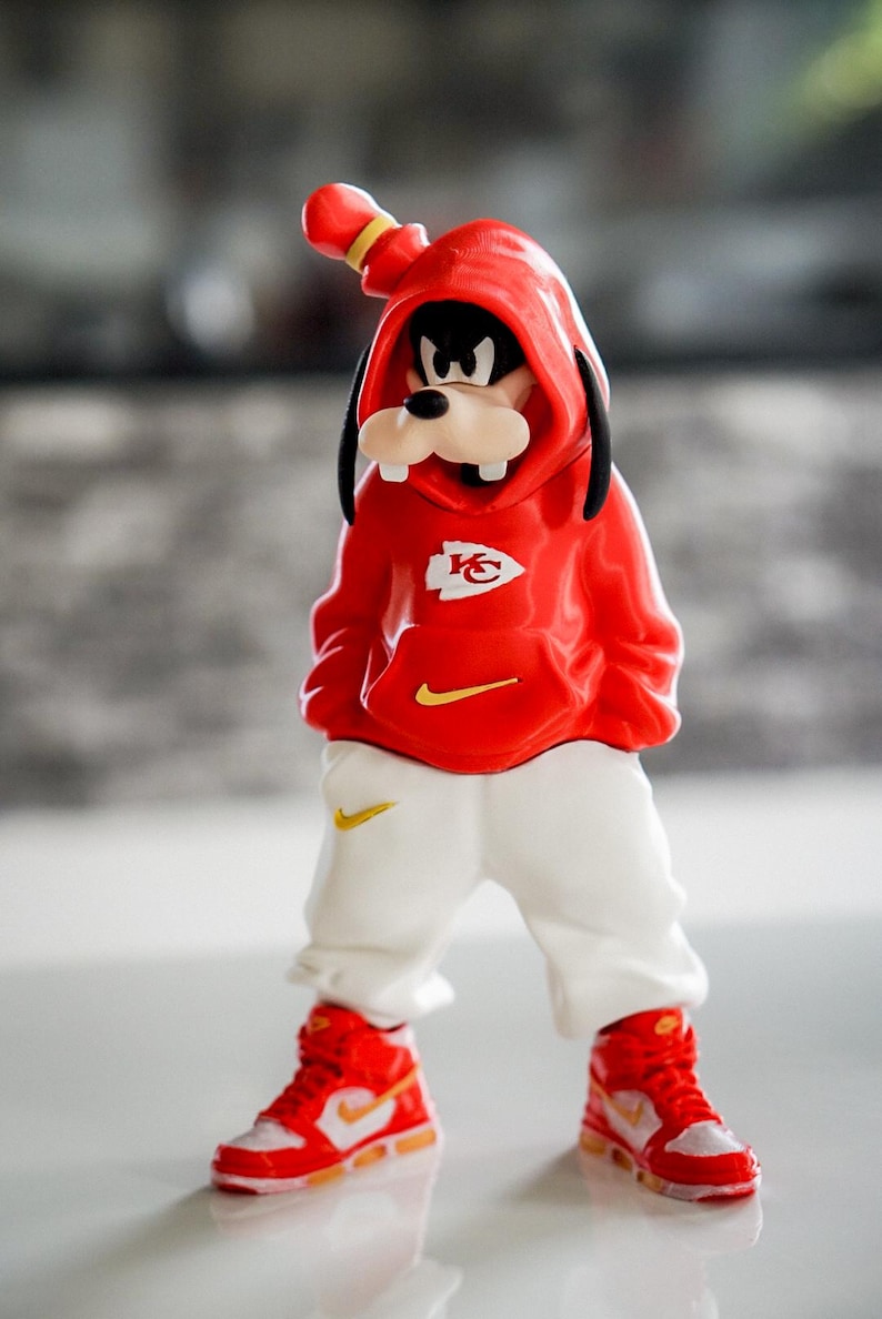 Urban-style Goofy 3D Printed Figure - CUSTOMIZABLE - Etsy