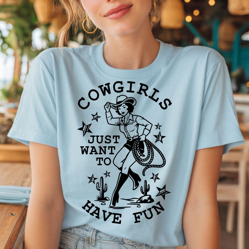 Cowgirl Western SVG PNG Cut File – Cricut Shirt Design (digital ...