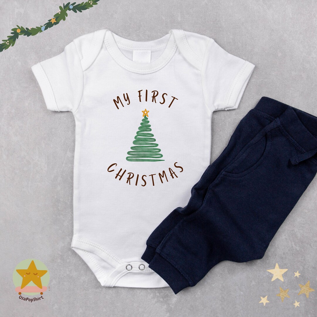 Mi primer mono navideño de manga corta para bebé®, mono navideño ...