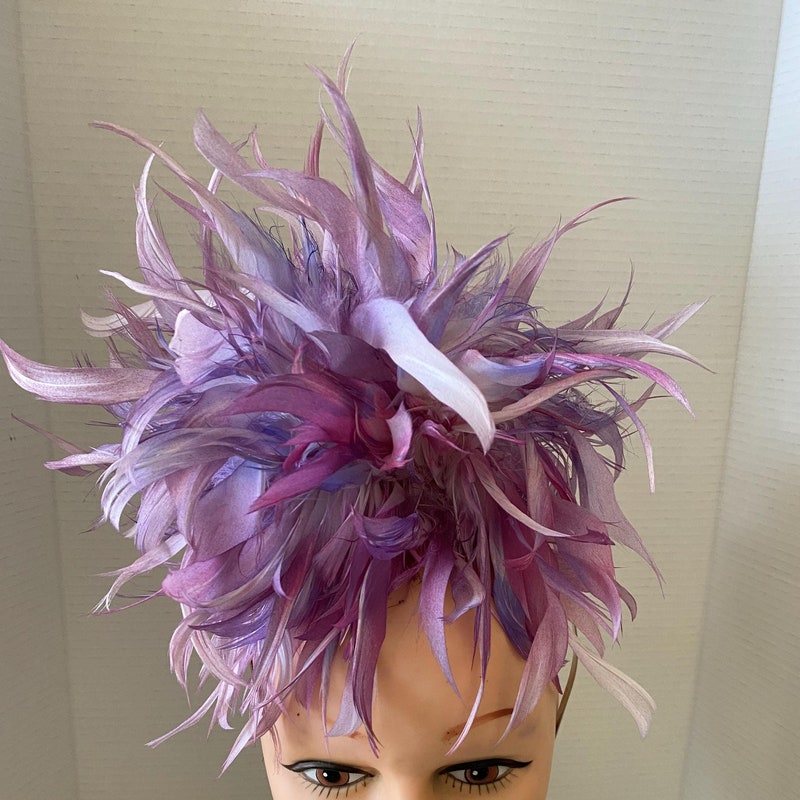 Lavender Fascinator - Etsy