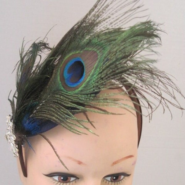 Peacock Headbands - Etsy