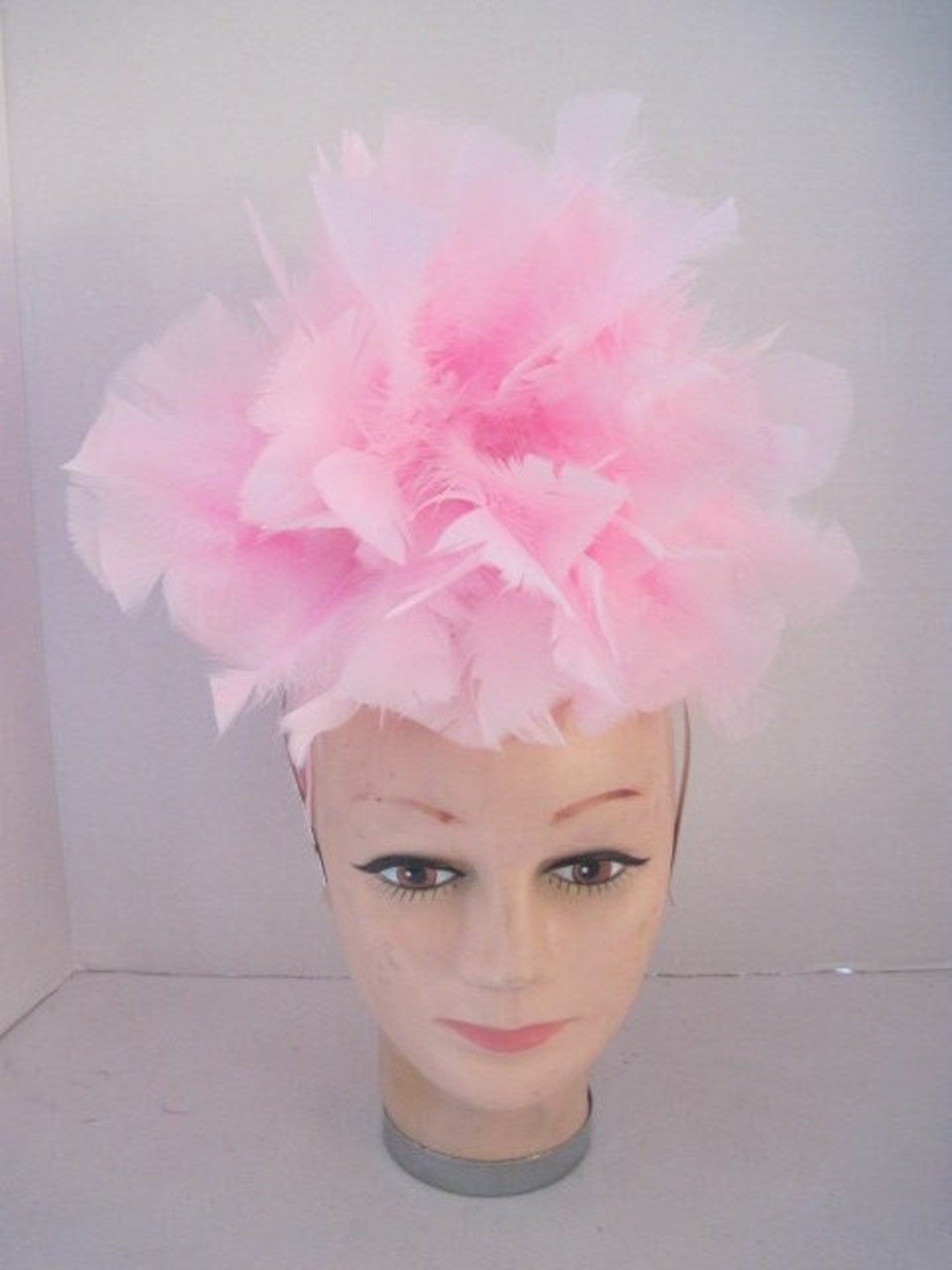 Soft Pink Feather Headpiece - Etsy
