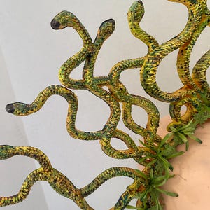 Yellow Medusa With Greens & Accent Colors - Etsy