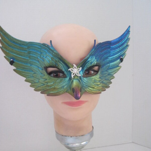 Peacock Mask - Etsy