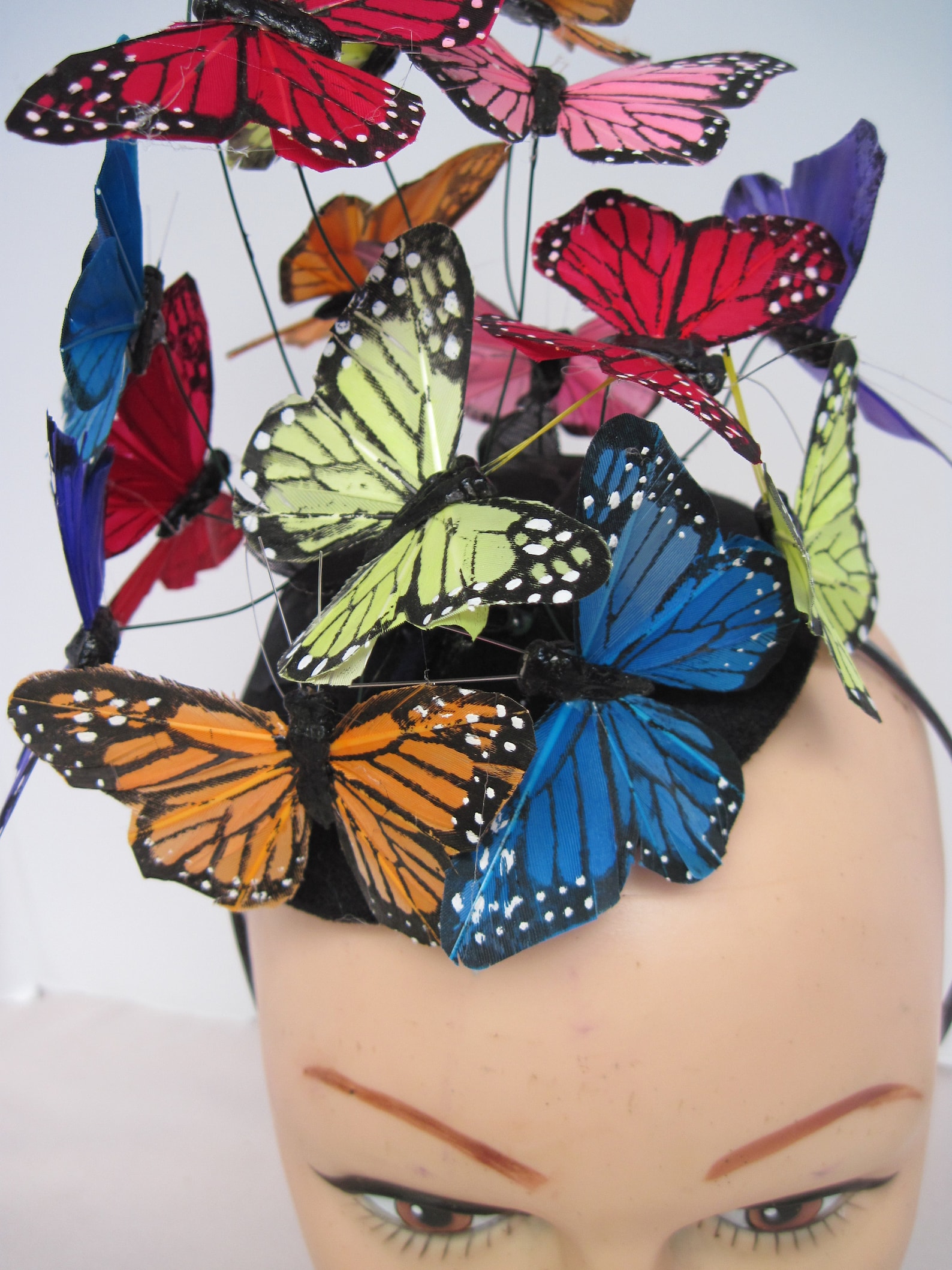 Multi Colored Monarch Butterfly Headpiece - Etsy