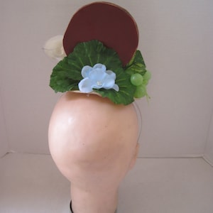 Wine & Grape Fascinator With a Glass of Wine - Etsy