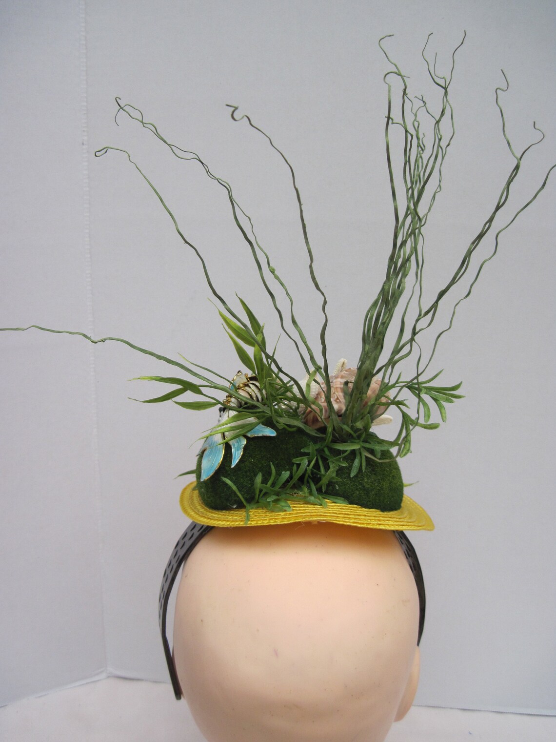 Mermaid Headpiece With Star Fish Cloisonne Fish Sea Shells | Etsy