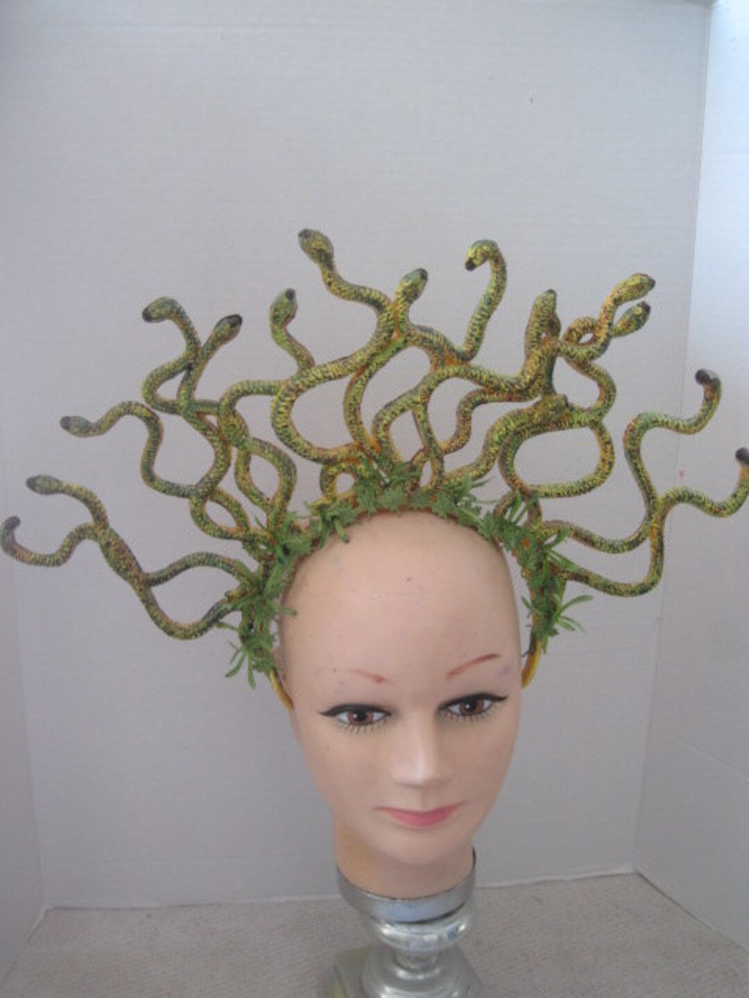 Yellow Medusa With Greens & Accent Colors - Etsy