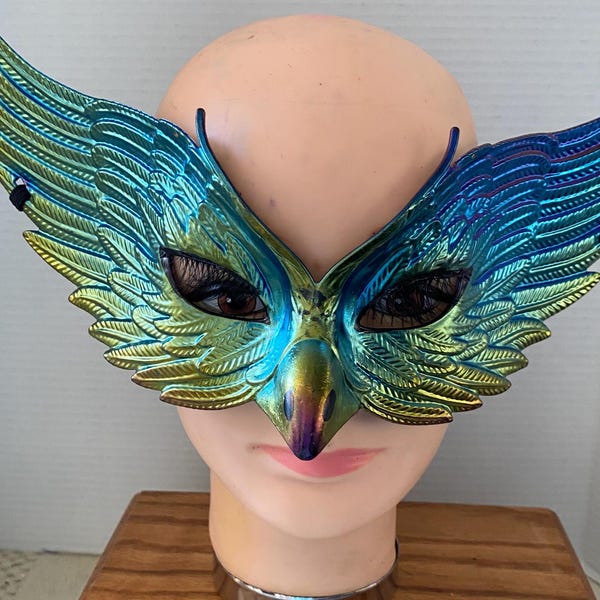 Peacock Mask - Etsy