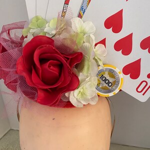 3 Card Poker Straight Flush Jumbo Card Fascinator - Etsy
