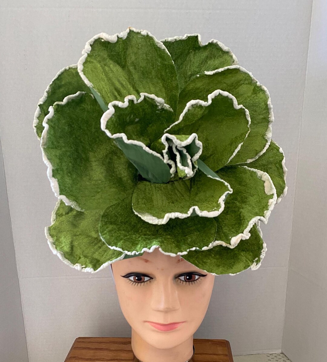 Spring Green Large Single Flower Headpiece - Etsy