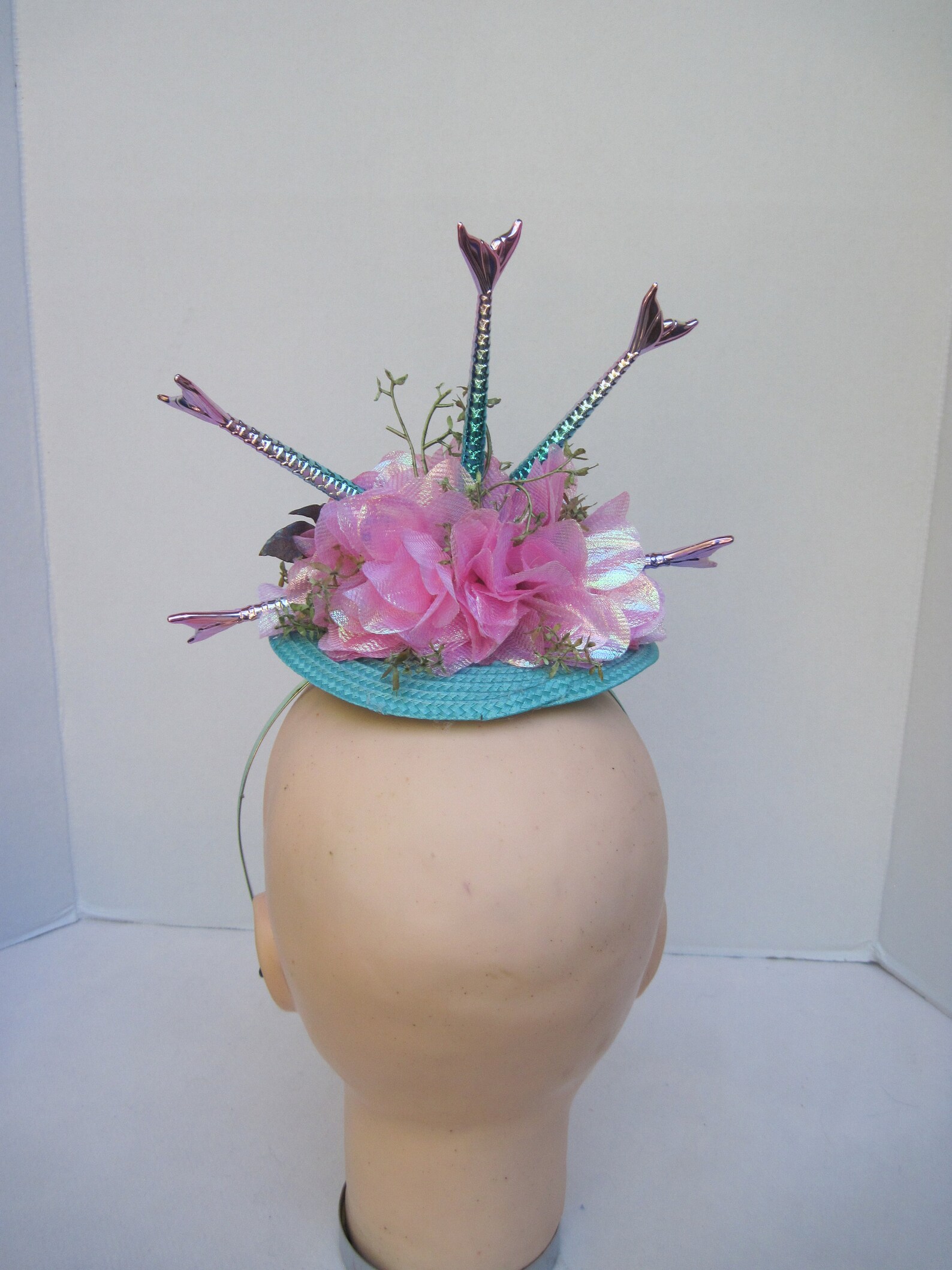 Diving Mermaids Headpiece With Star Fish Cloisonne Fish Sea - Etsy