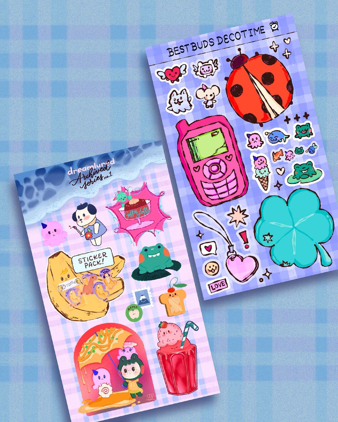 Original Art Sticker Sheets - Etsy