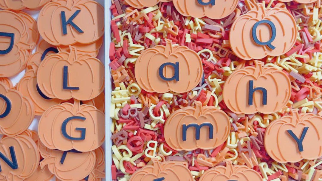 Alphabet Pumpkins: ABC Early Learning, Homeschool Resource, Autumn ...
