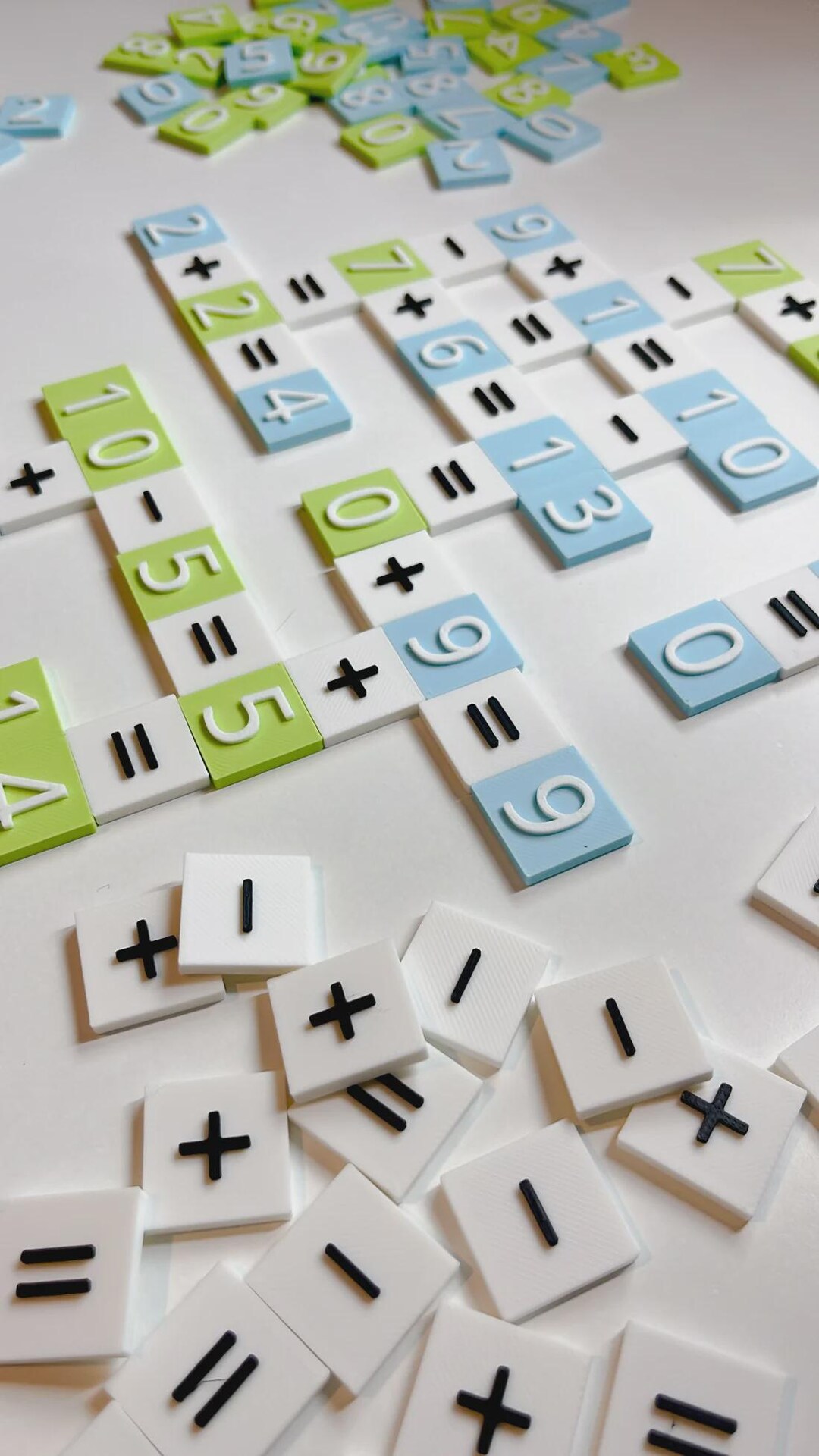 Equation Builder Tiles Math Game: Early Elementary Counting, Homeschool ...