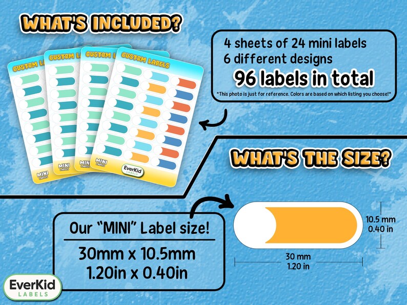 Waterproof Daycare Name Labels, Dishwasher Safe School Labels, Custom ...