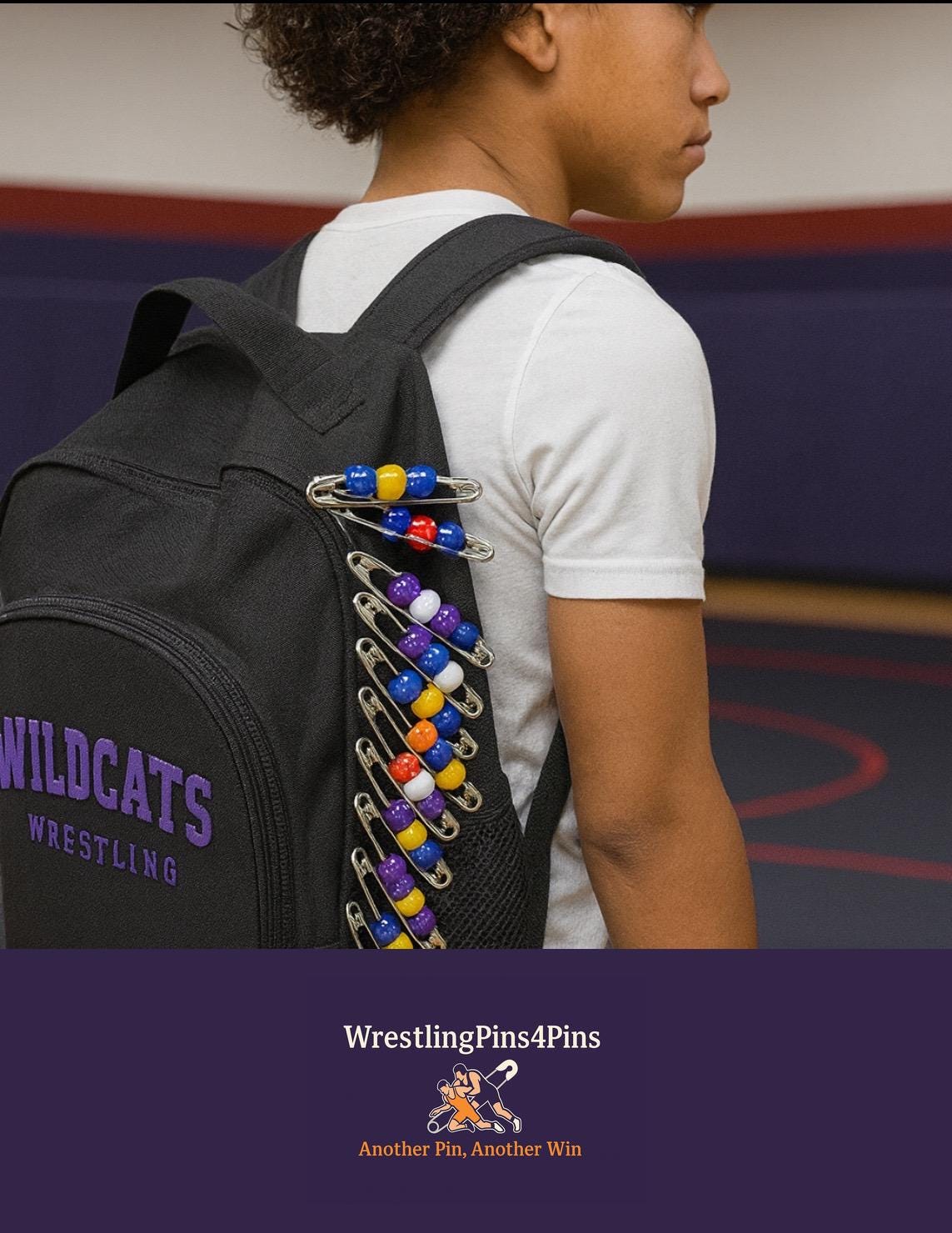 Custom Wrestling Team Pins: Motivational Recognition Award - Etsy
