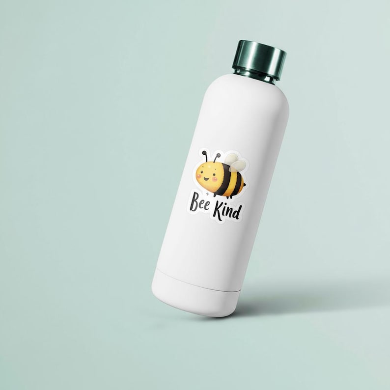 Bee Kind Digital Sticker PNG | Cute Bumblebee Positive Quote ...