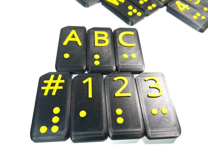 Braille Alphabet Tiles - Etsy