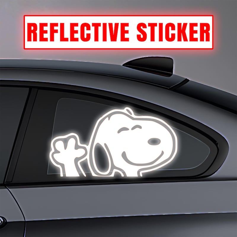 Snoopy Decal for Car - Etsy