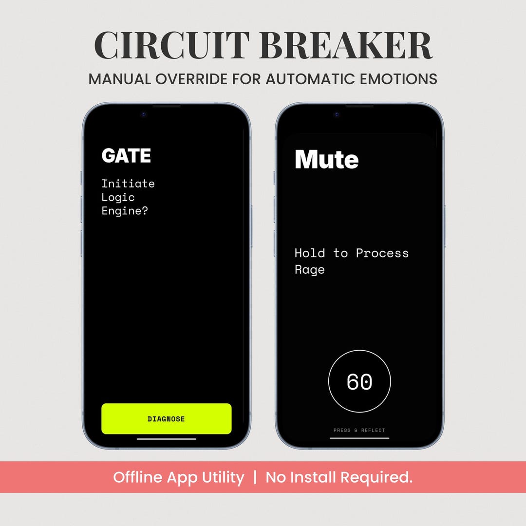 Circuit Breaker App | Emotional Regulation Tool (offline Utility) - Etsy