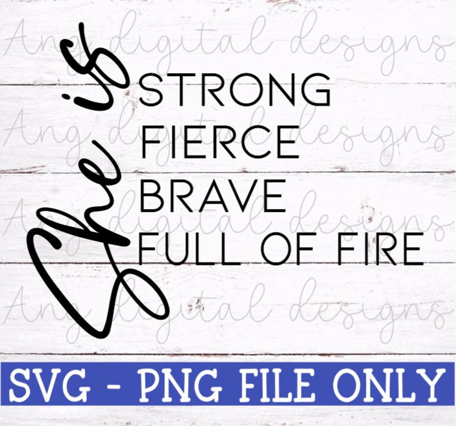 She is SVG | Strong SVG | Brave Svg | Fierce Svg | Women Empowerment ...