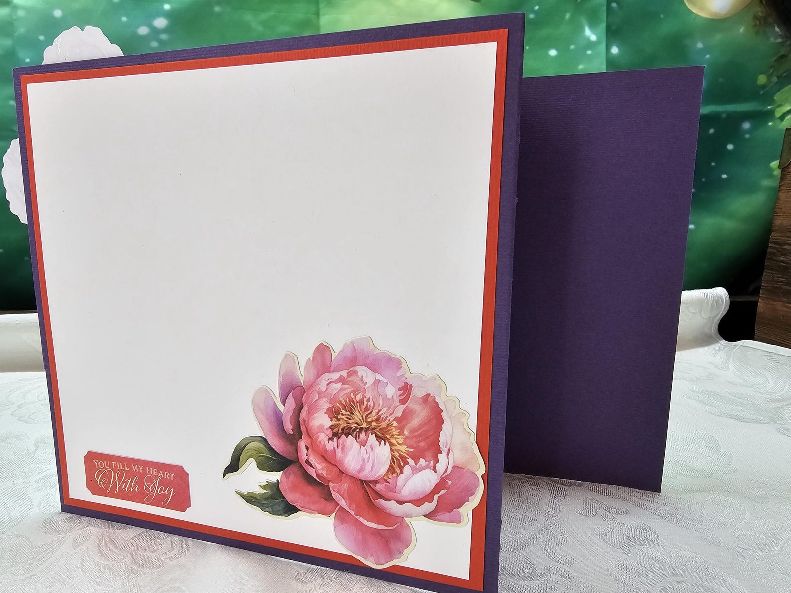 Graphic 45 Flight of Fancy Z Fold Pop up Handmade Card - Etsy