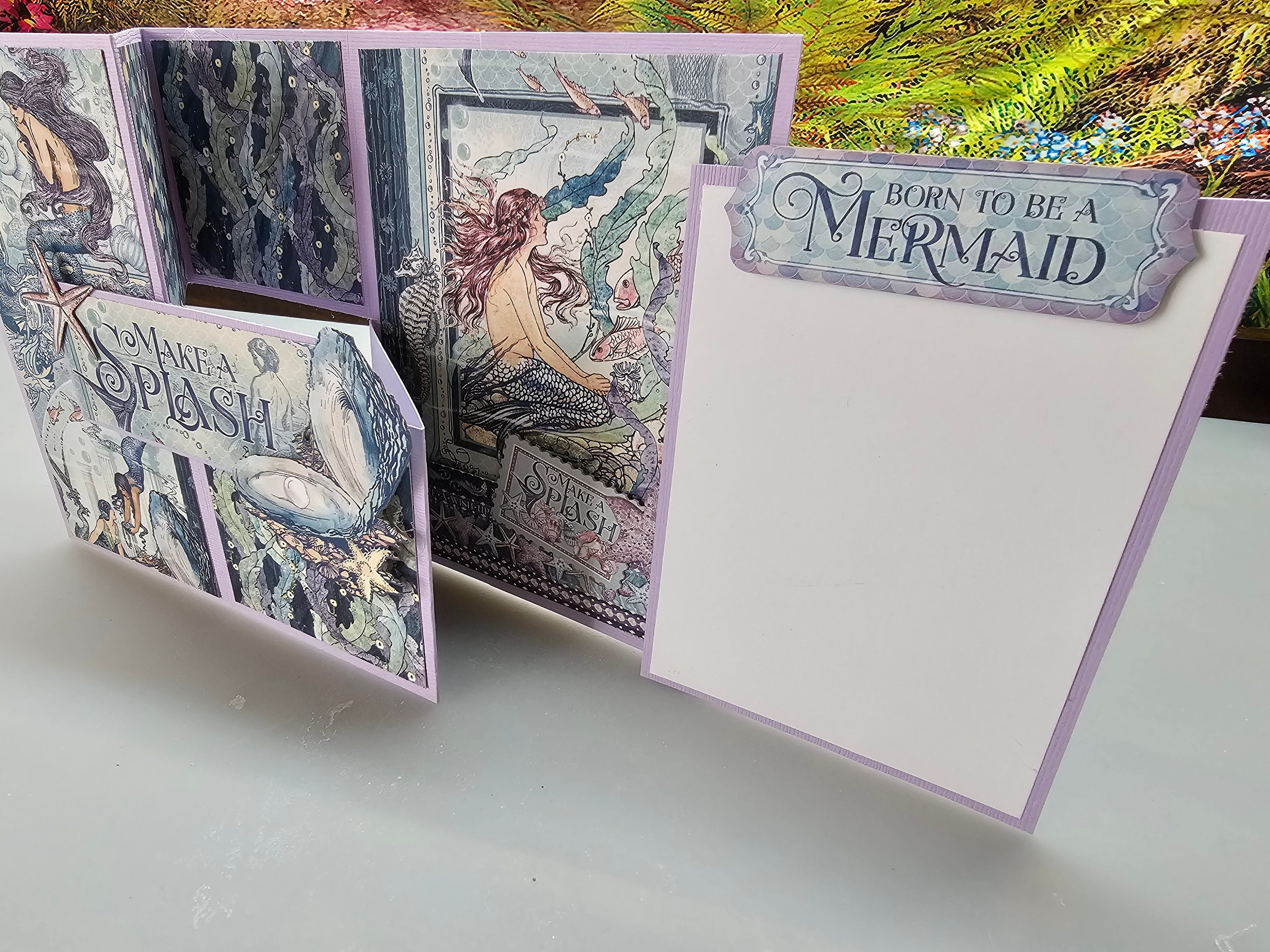Make a Splash Handmade Mermaid Ocean Seashell Pearl Clam Starfish Z ...