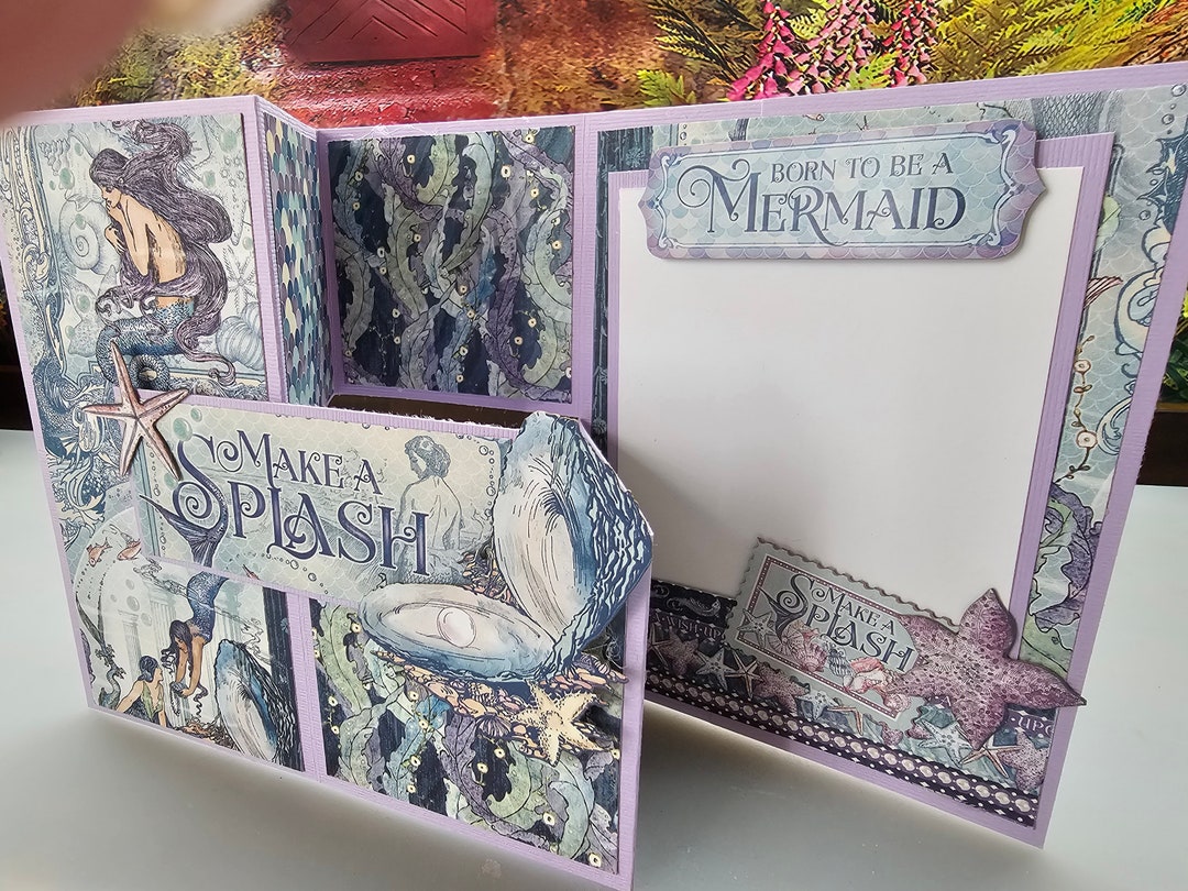 Make a Splash Handmade Mermaid Ocean Seashell Pearl Clam Starfish Z ...