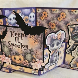 Keep It Spooky Happy Halloween Handmade Card - Etsy