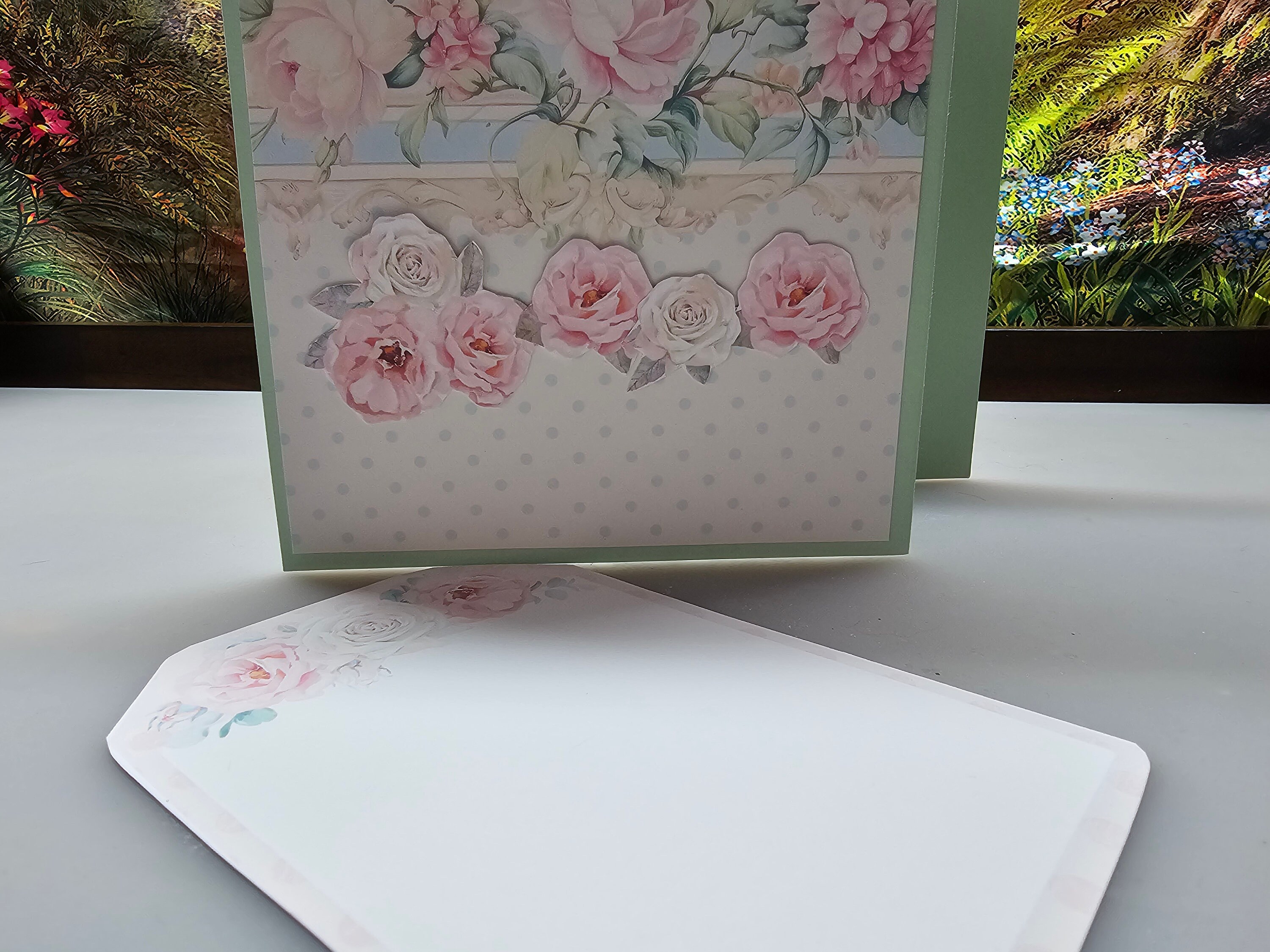 New Home Handmade Z Fold Pop up Card With Pull Out Tag Sentiment Area ...