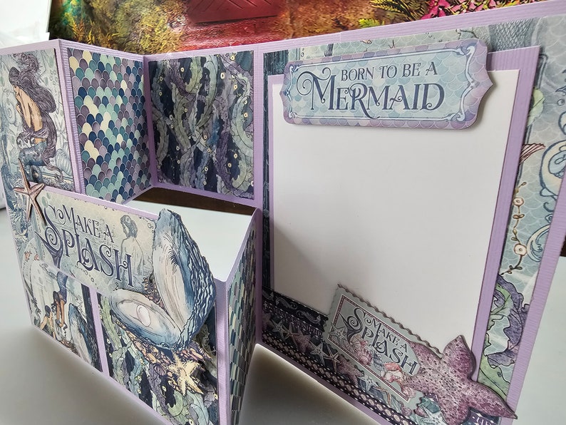 Make a Splash Handmade Mermaid Ocean Seashell Pearl Clam Starfish Z ...