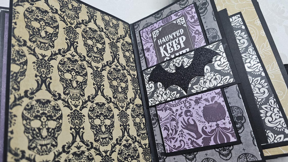 Halloween Gothic SCRAPBOOK Photo Mini Album - Etsy