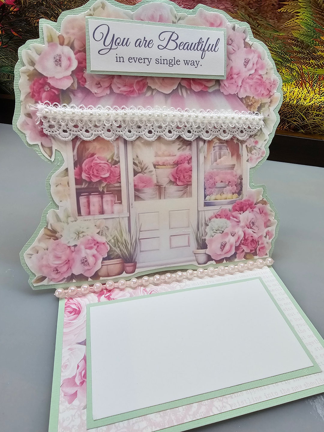 You Are Beautiful in Every Single Way Handmade Easel Card - Etsy