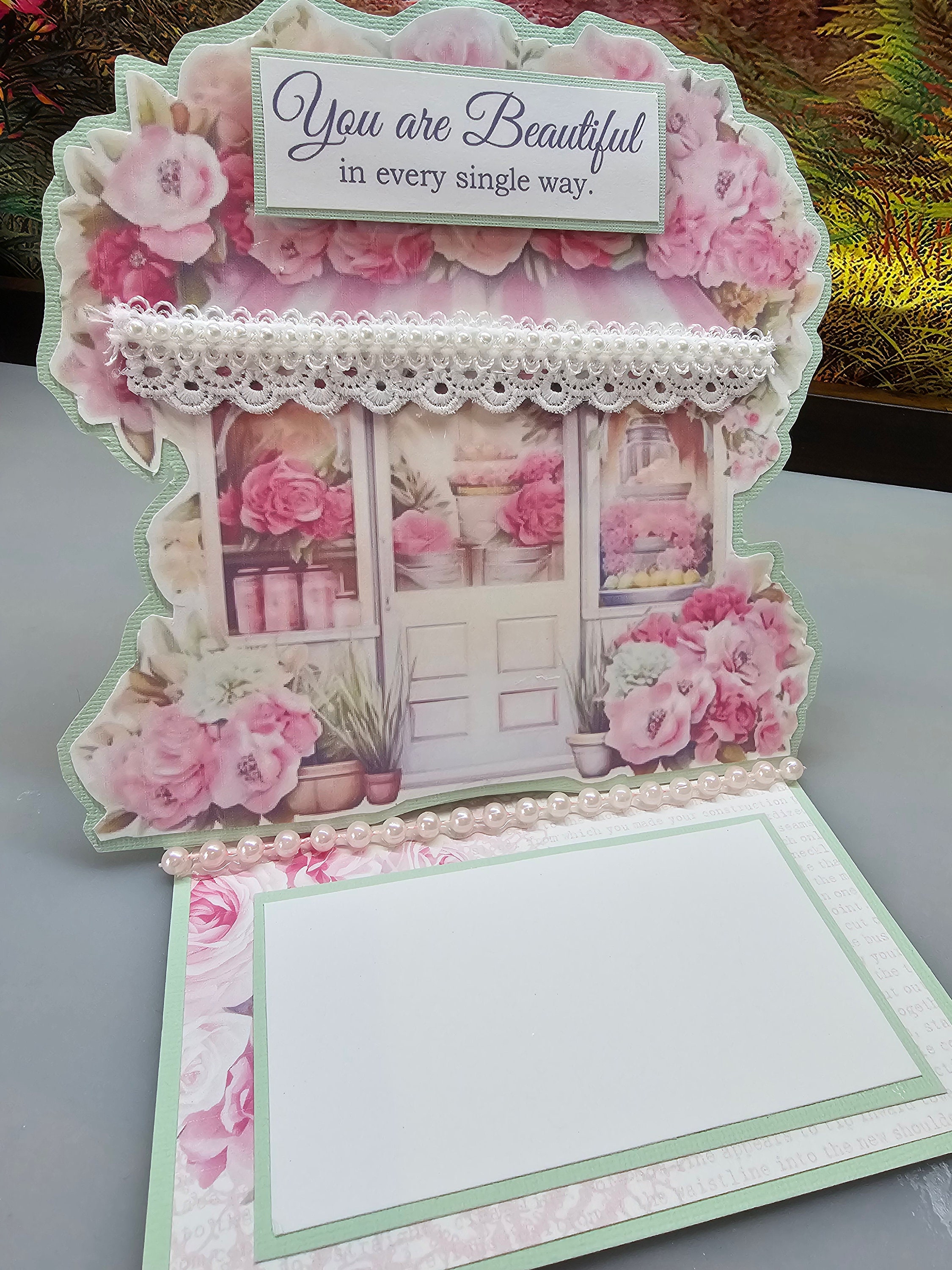 You Are Beautiful in Every Single Way Handmade Easel Card - Etsy