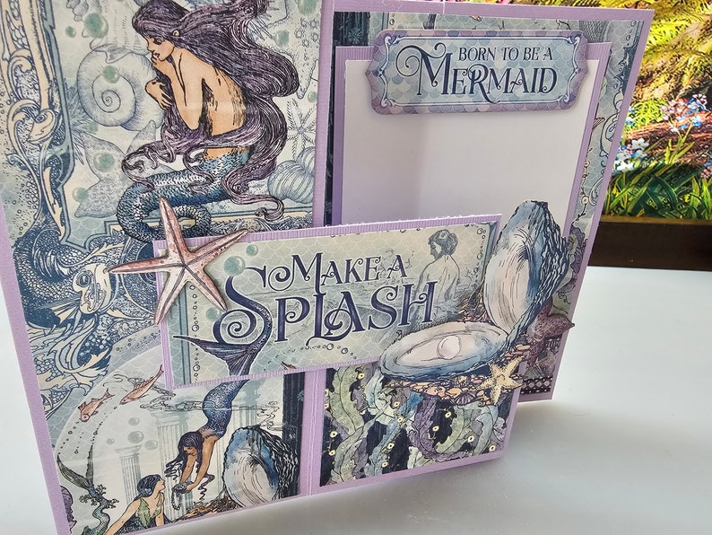 Make a Splash Handmade Mermaid Ocean Seashell Pearl Clam Starfish Z ...