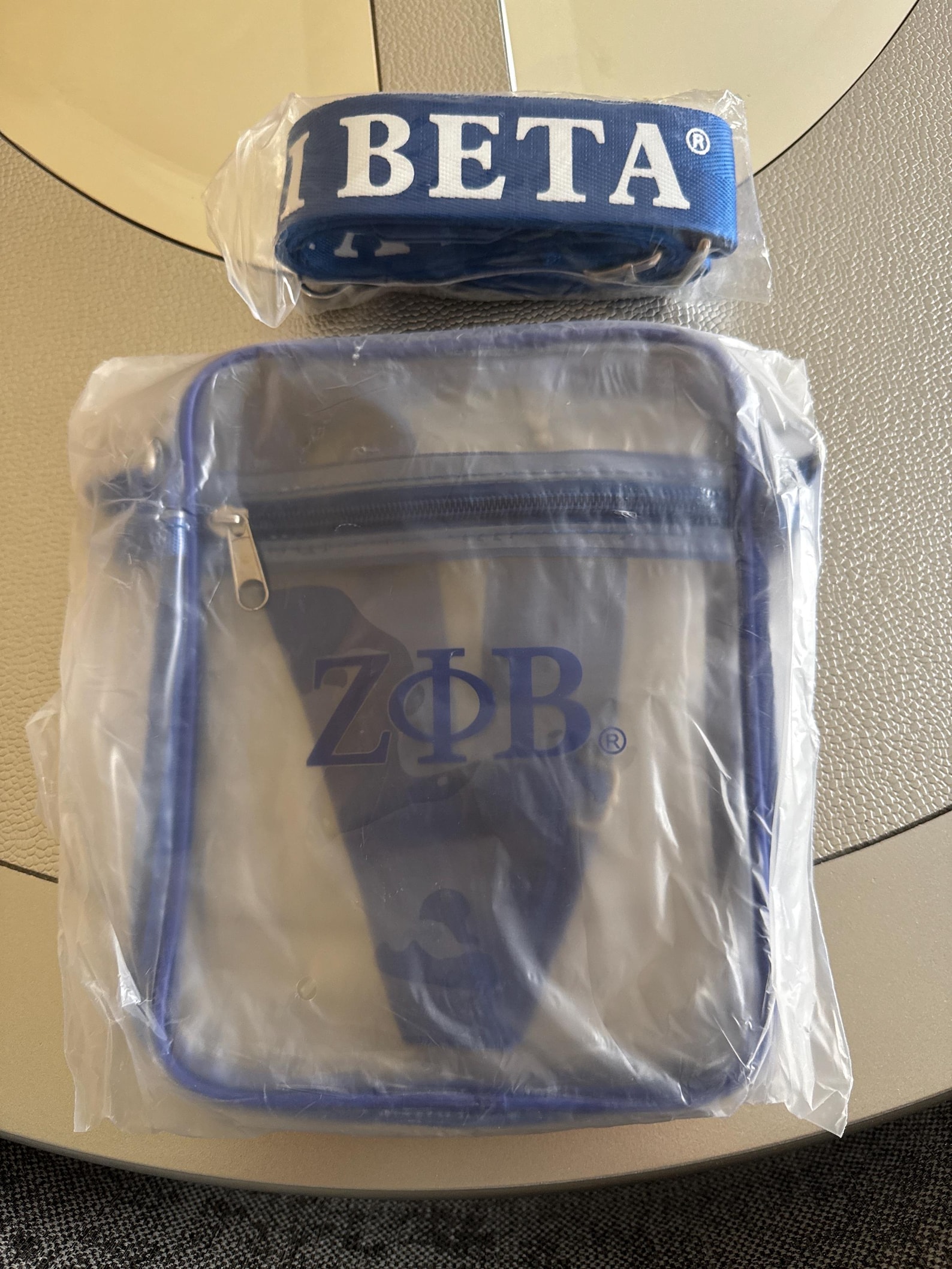 Zeta Phi Beta Clear Crossbody Bag - Etsy
