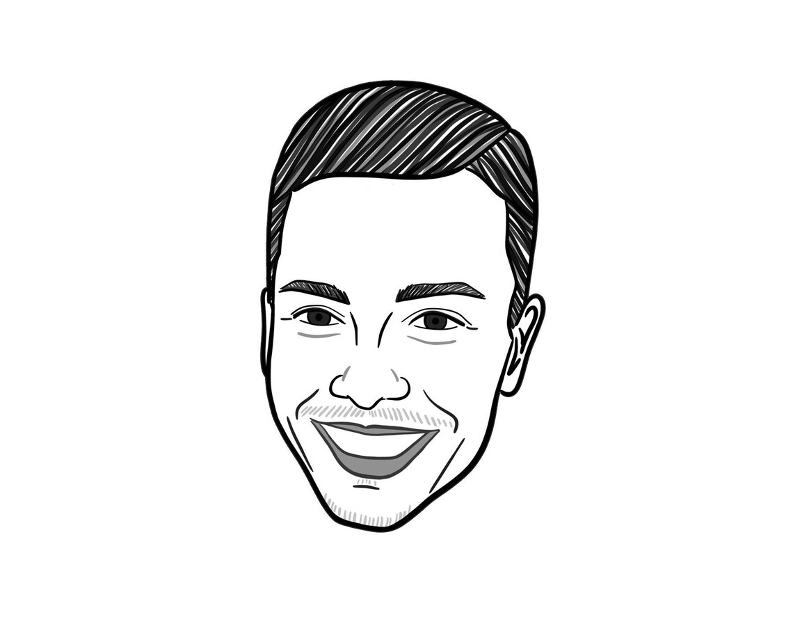 Custom Face Portrait Printable Digital Portrait Custom - Etsy