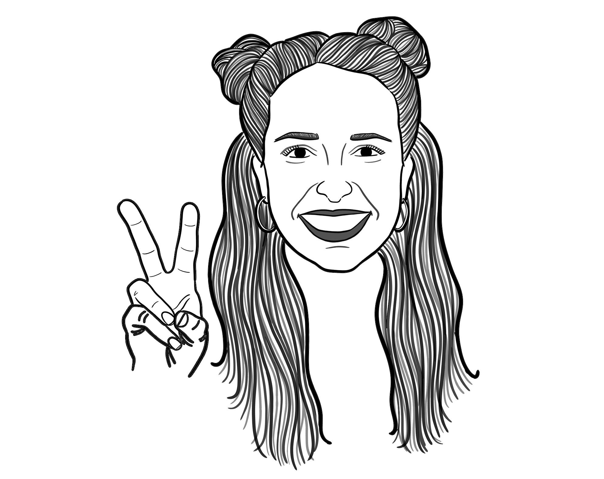 Custom face portrait printable digital portrait custom | Etsy