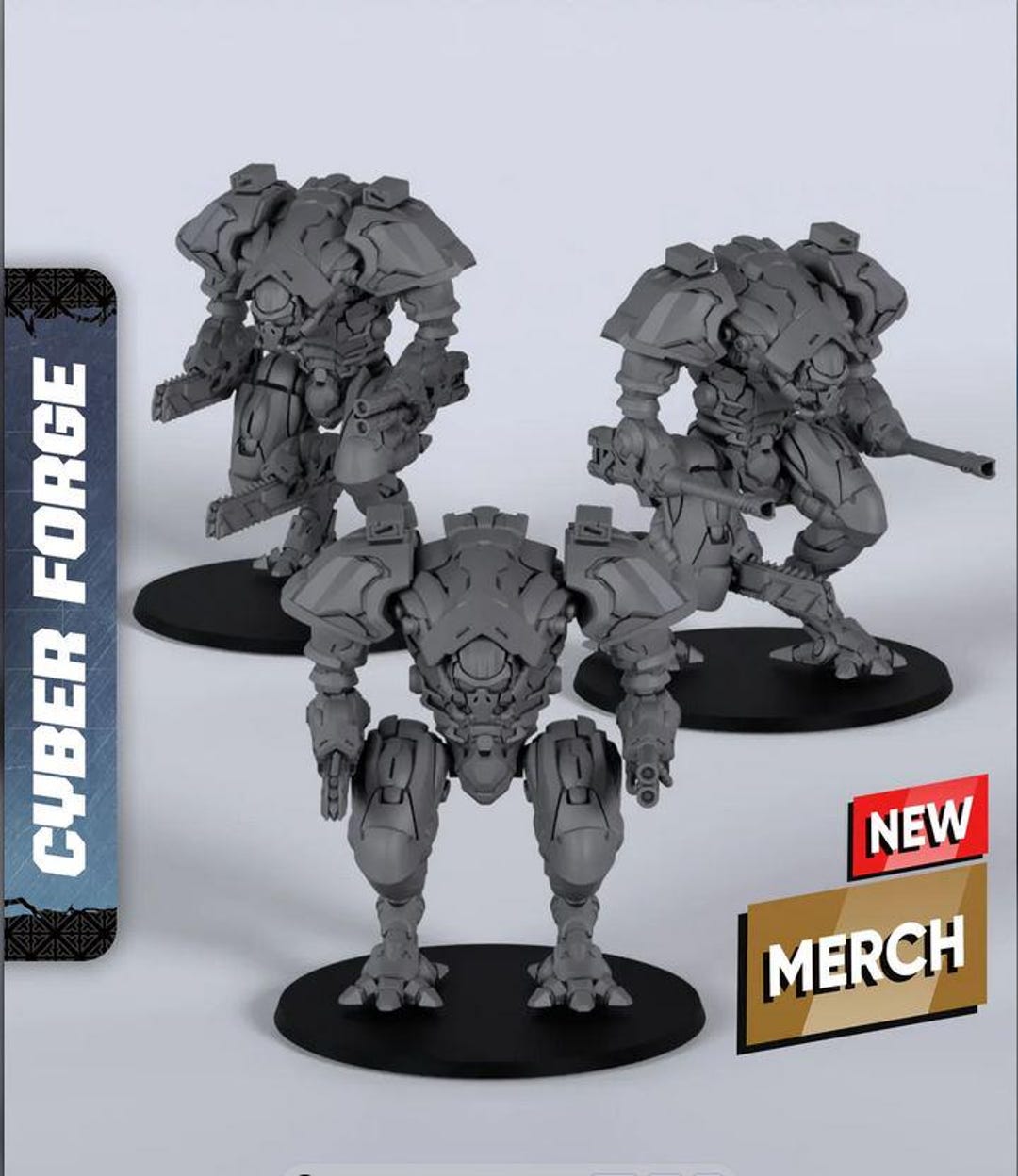 Wardogs Light Mechs – Cyber Forge (titan Forge) | Sci-fi Combat Walkers ...
